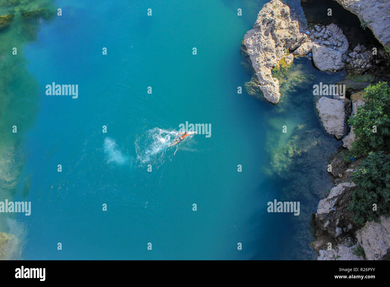 Jump into river hi-res stock photography and images - Alamy