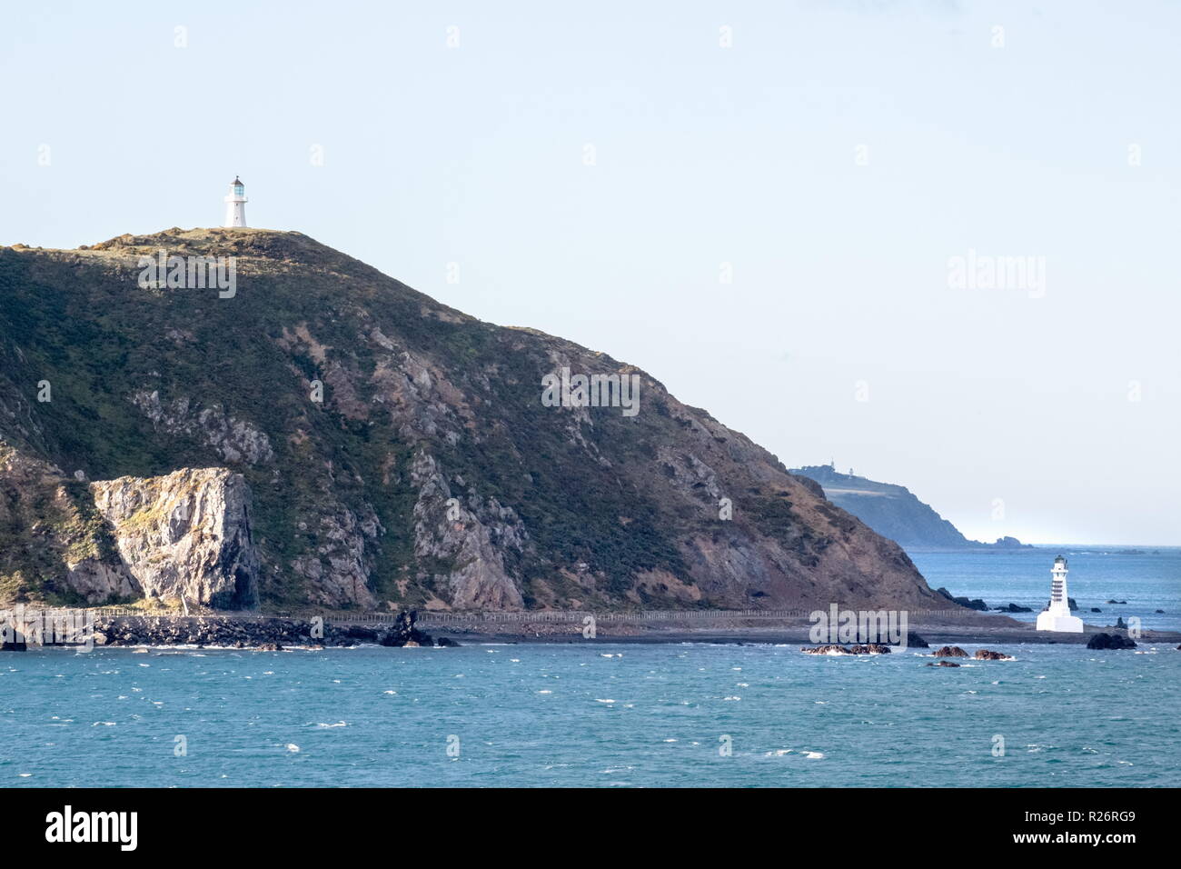 Pencarrow head lighthouses hi-res stock photography and images - Alamy