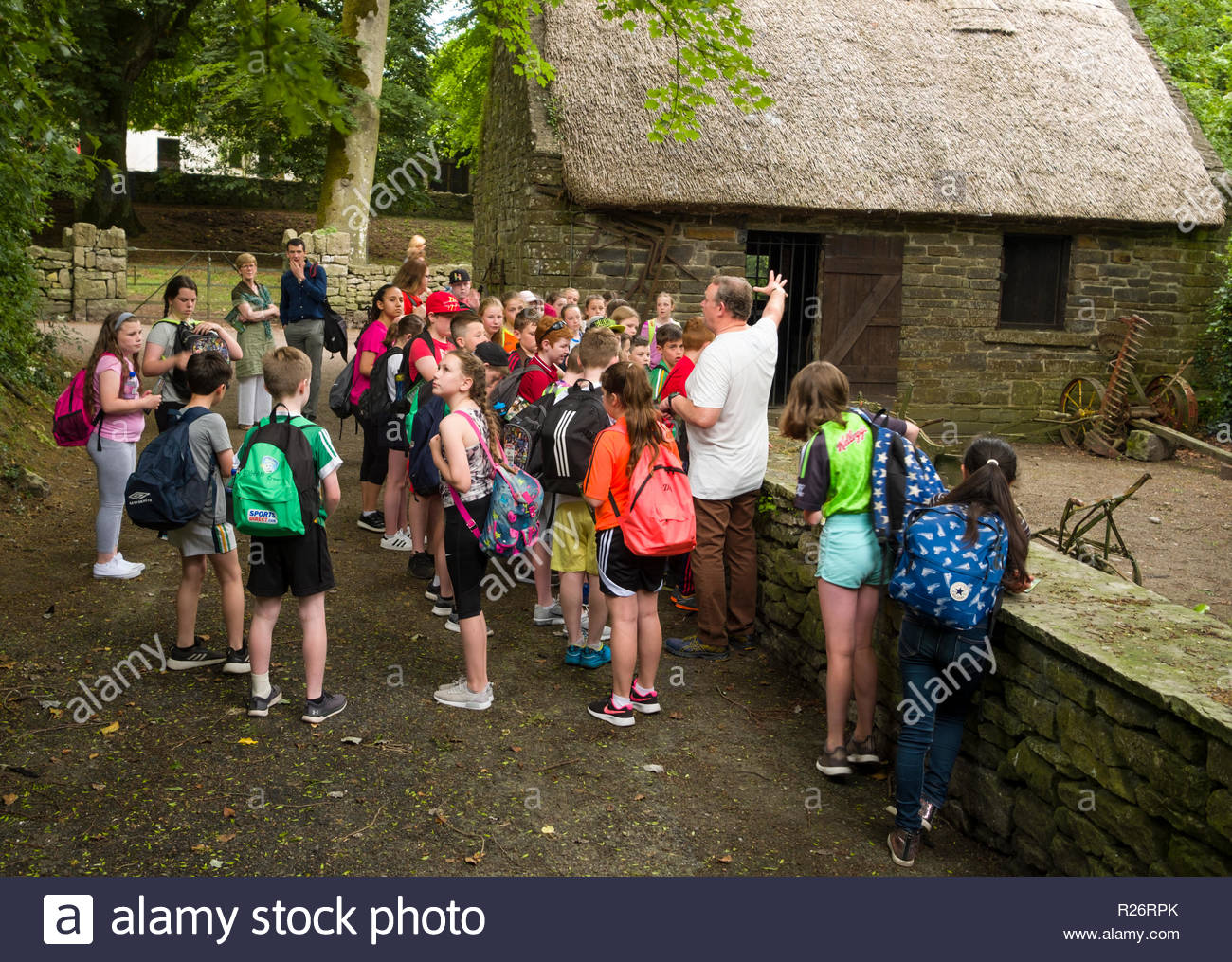 Tour Guide Talking To Children High Resolution Stock Photography and ...