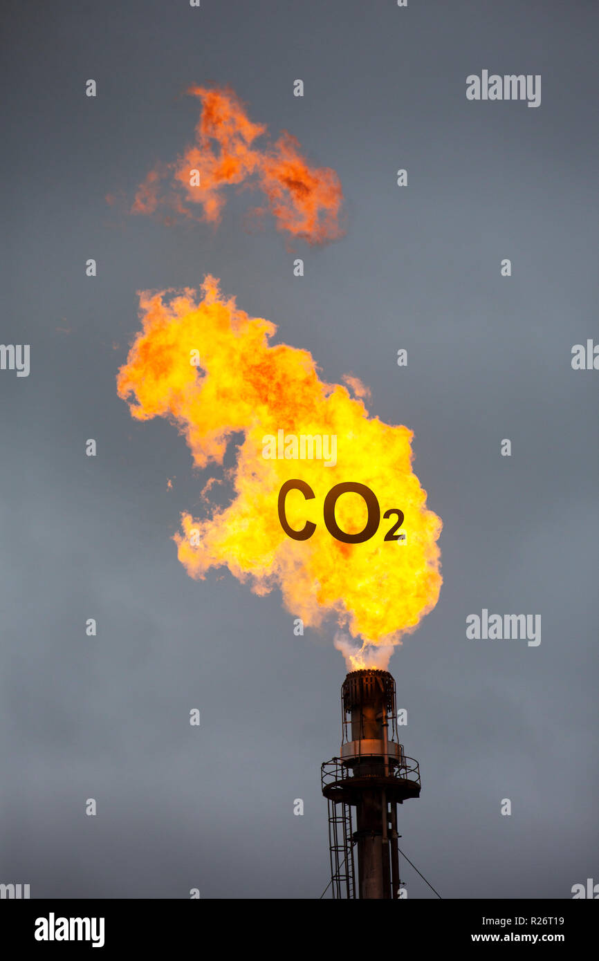 The utter waste of flaring off gas at the Grangemouth oil refinery ...