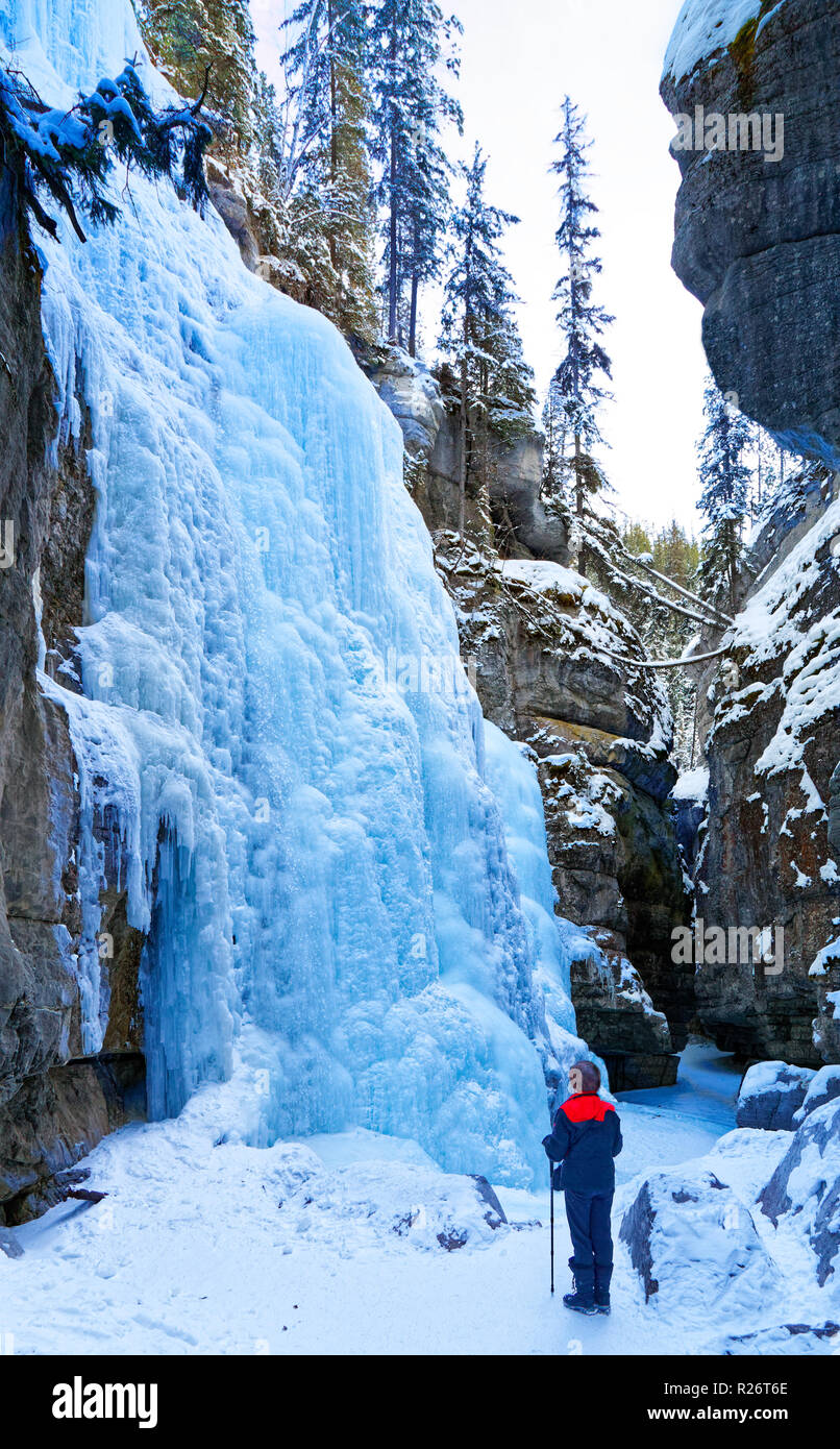 Exploring the canyon of waterfalls hi-res stock photography and images ...