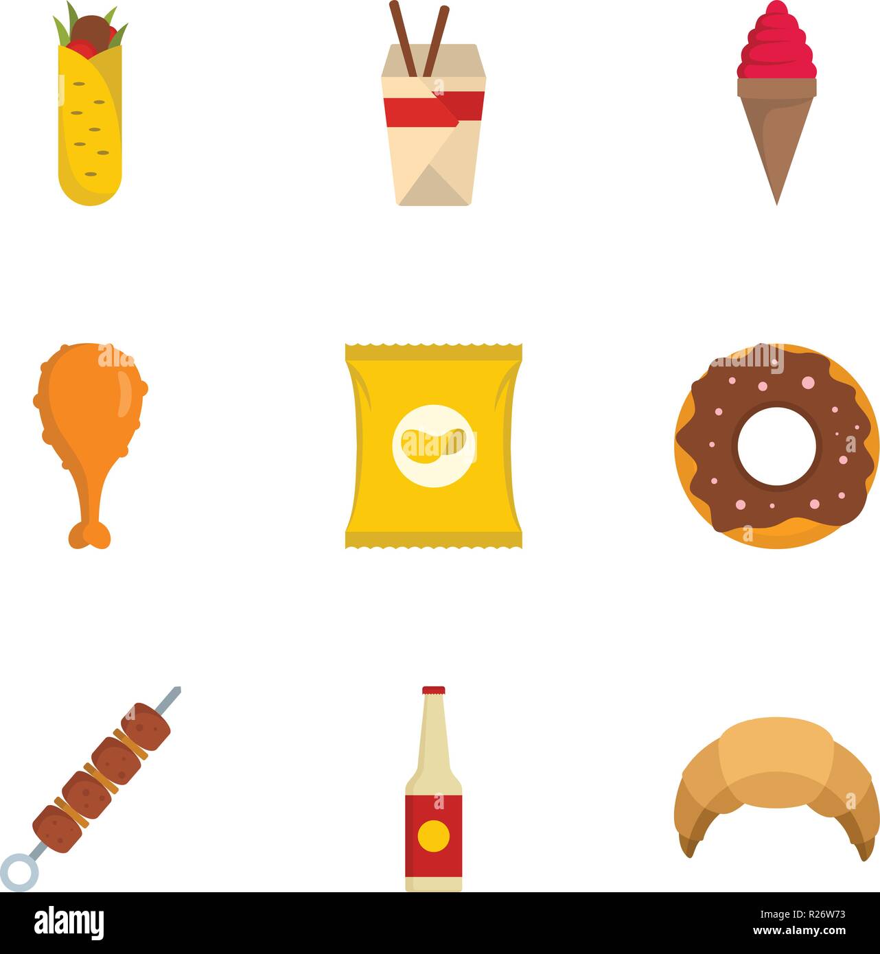 Use icons set. flat set of 9 use vector icons for web isolated on white ...