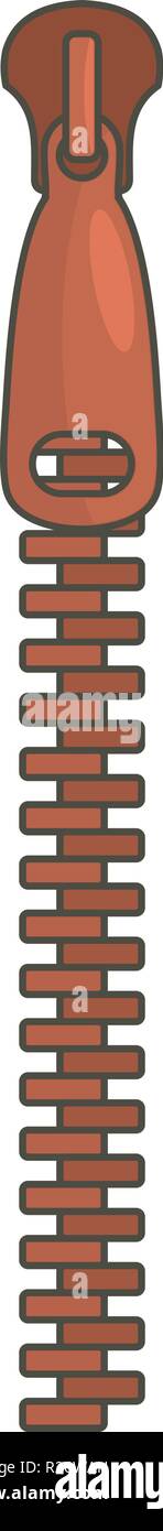 Steel zip icon. Cartoon illustration of steel zip vector icon for web Stock Vector Image & Art ...