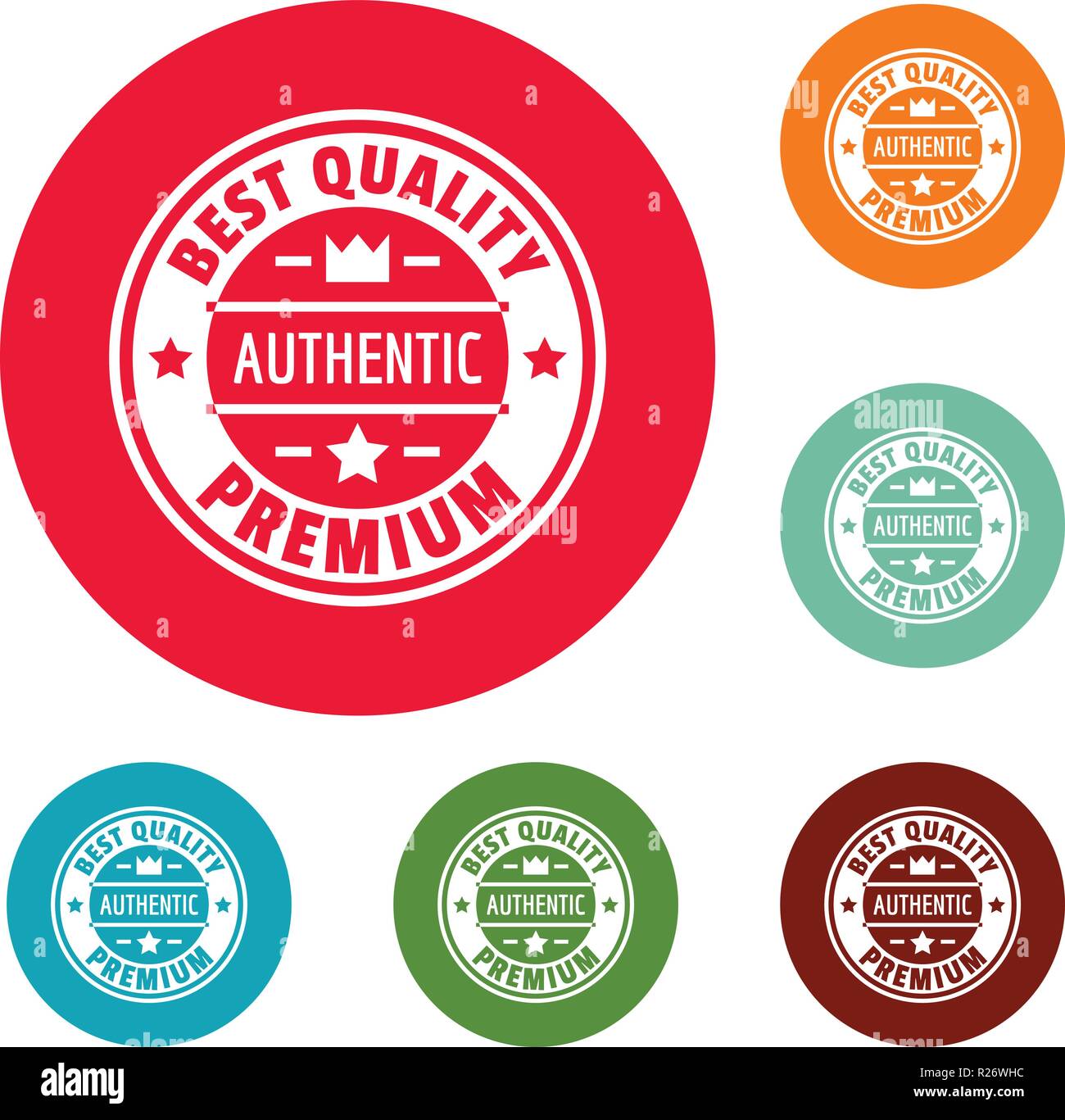 Best quality logo. Simple illustration of best quality vector logo for ...