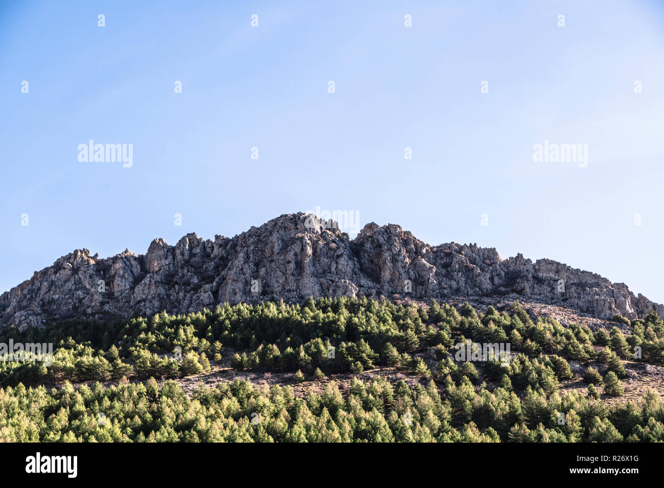 Sierra Nevada mountain range in region of Andalusia in Spain Stock ...