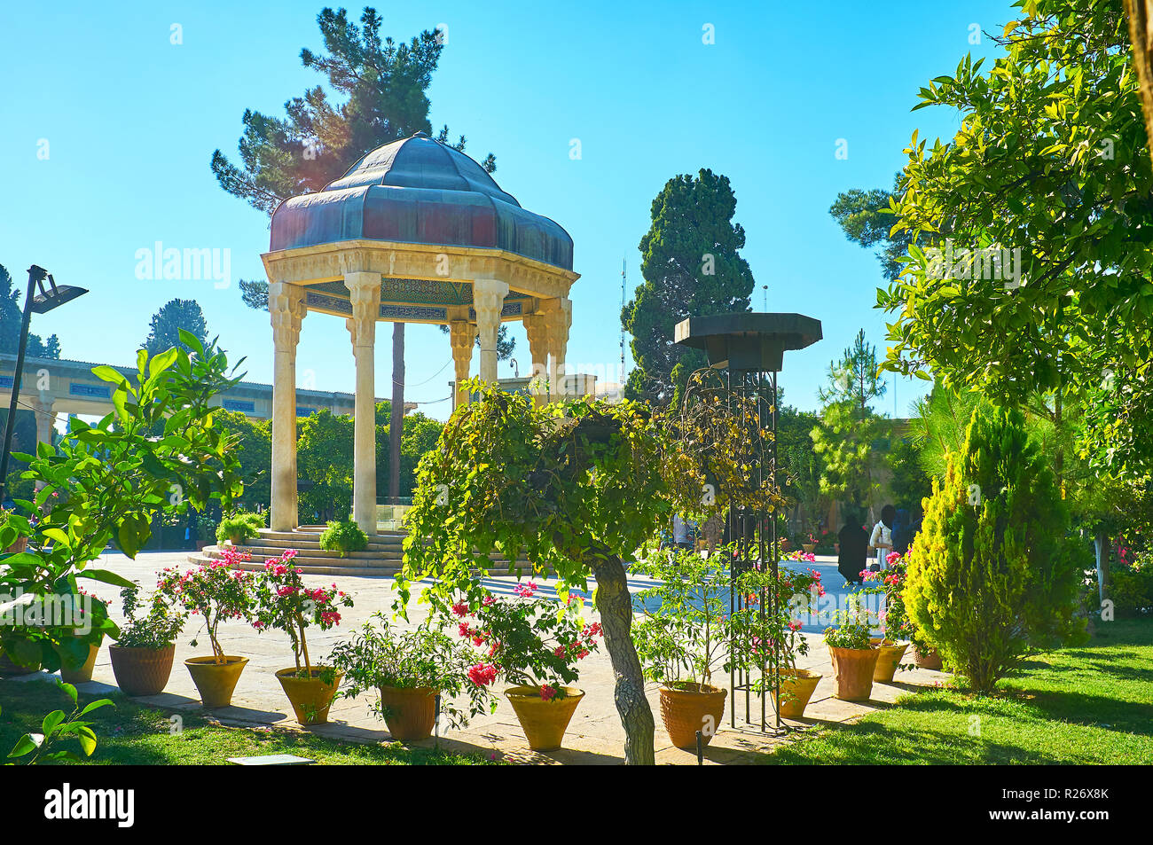 The site of Hafez Tomb is located in beautiful Mussala Gardens with ...