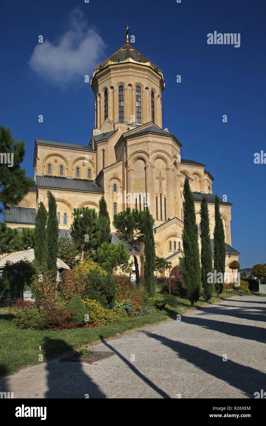 Holy Trinity cathedral in Tbilisi. Georgia Stock Photo - Alamy