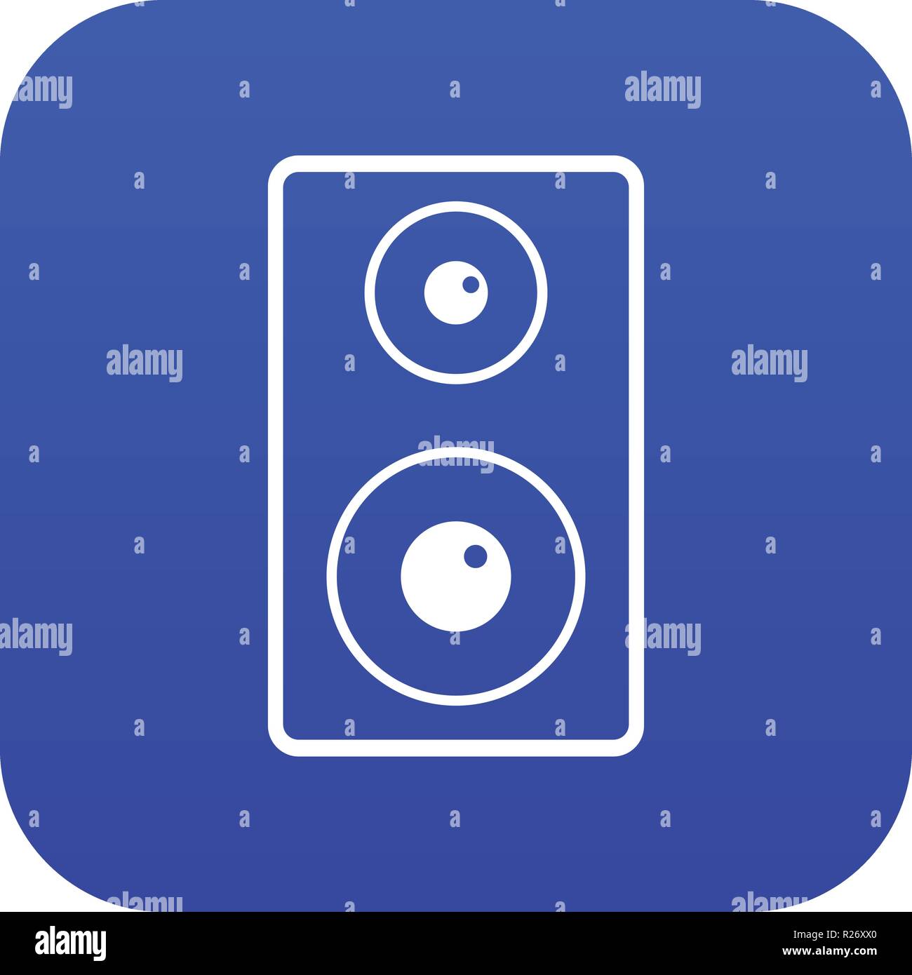 Subwoofer icon digital blue Stock Vector Image & Art - Alamy