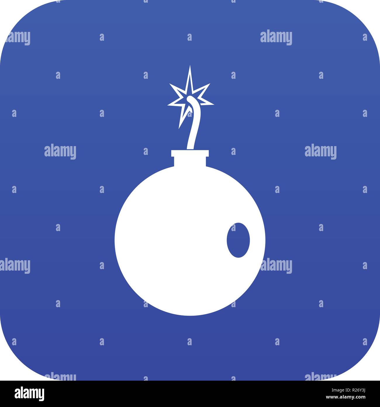 Cannonball icon digital blue Stock Vector Image & Art - Alamy