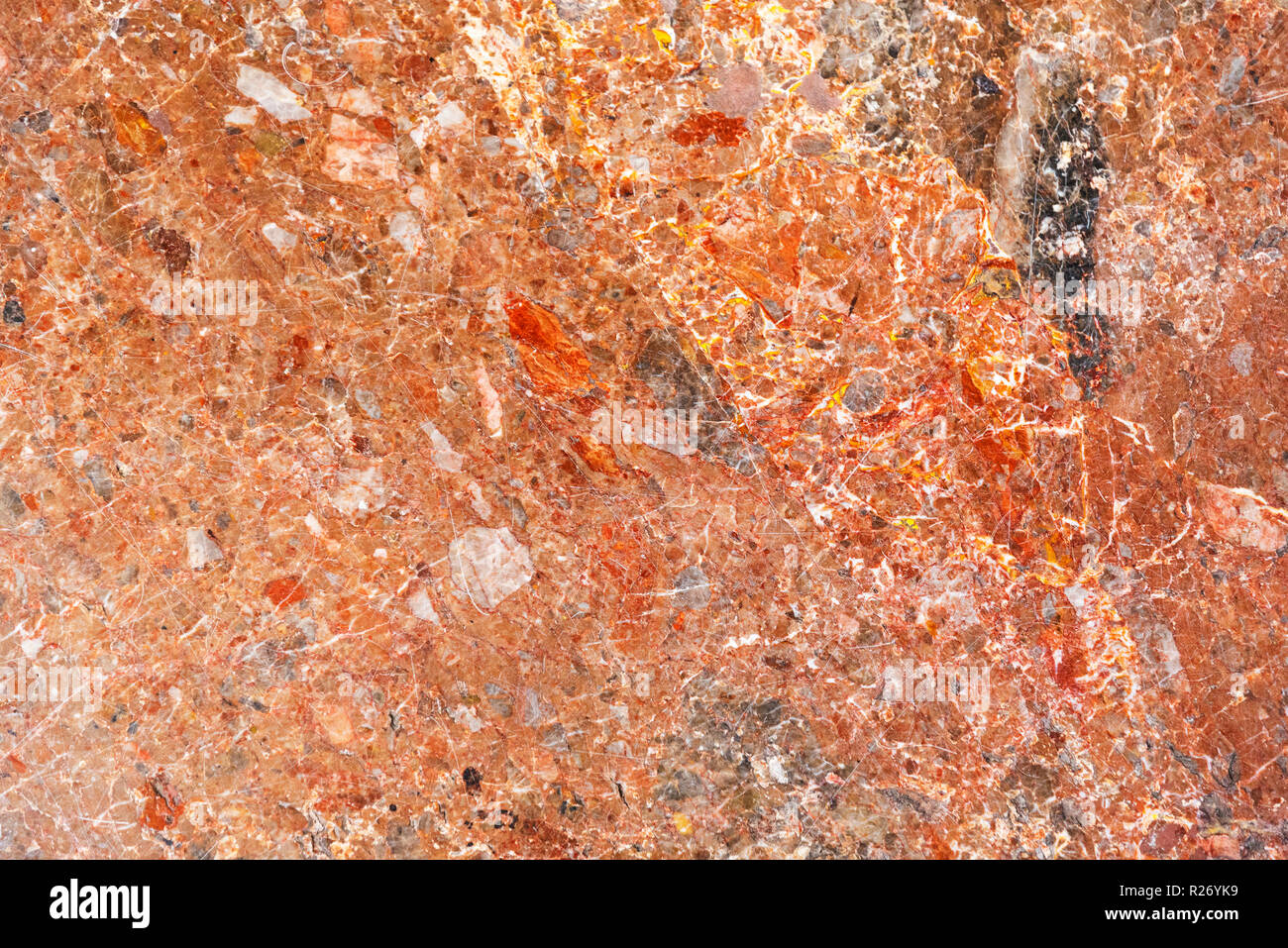 Marble red floor. The texture of the red marble floor. Floor as a ...