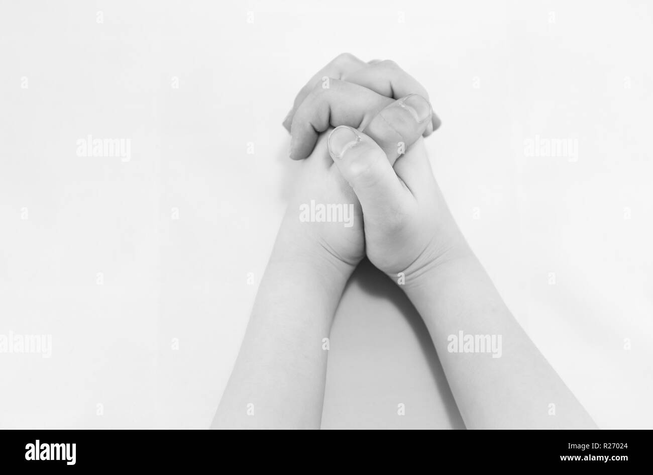 Prayer hands heaven hi-res stock photography and images - Alamy