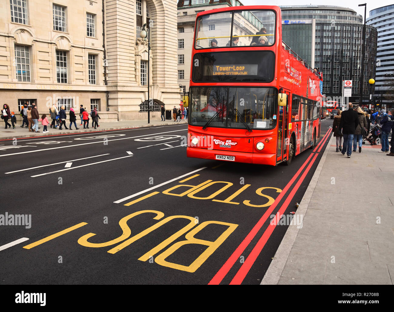 Traditional double decker red bus hi-res stock photography and images ...