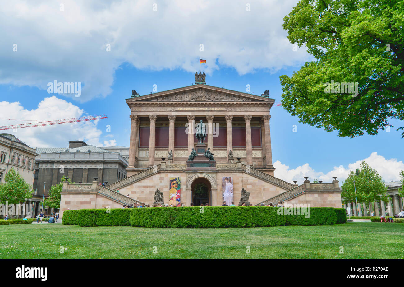 Berlin, May 25, 2015: Altes Museum. German Old Museum. The building was ...