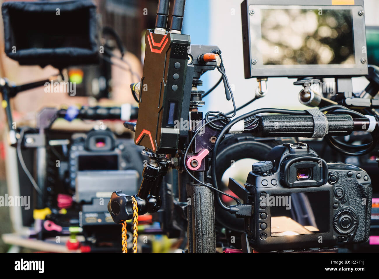 Professional camera equipment Stock Photo - Alamy