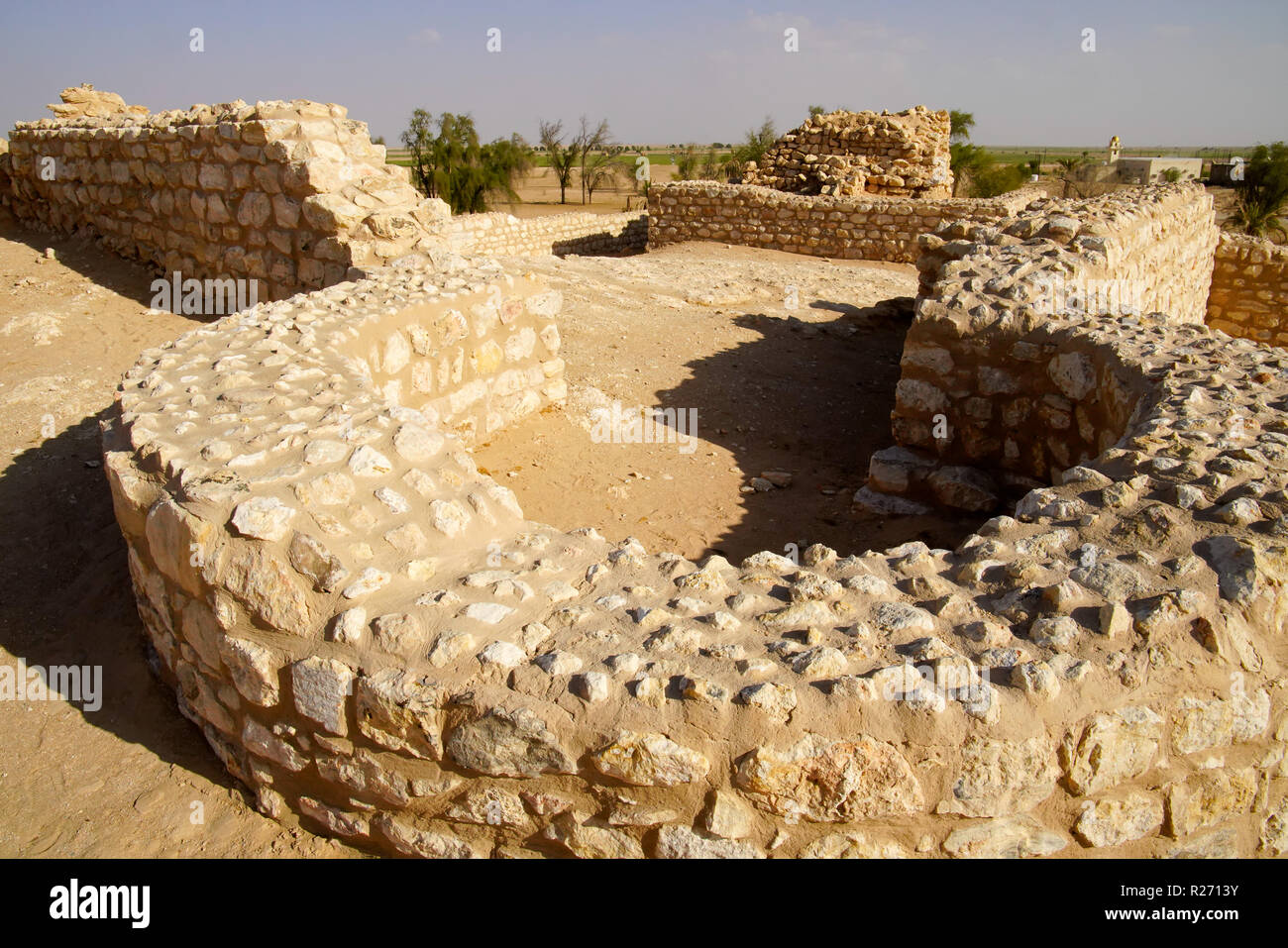 Archeological site of Ubar near Shisr, Rub' al Khali, the Empty Quarter ...