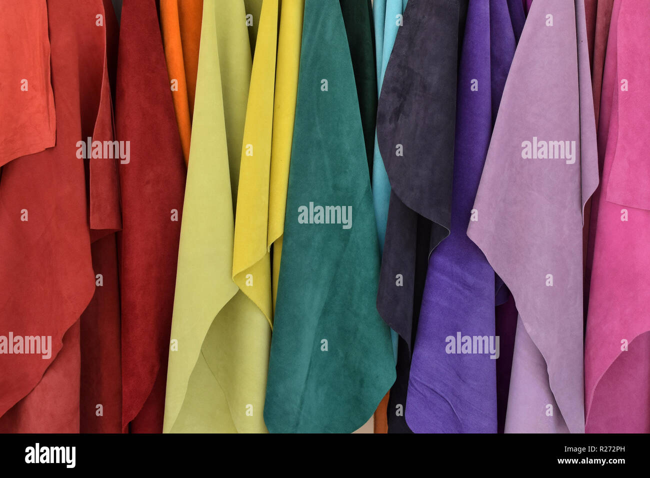 Textiles in various colors material texture. Abstract colorful ...