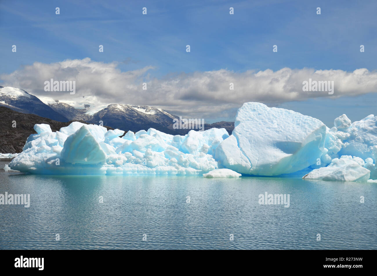 Blue iceberg peaks in hi-res stock photography and images - Alamy