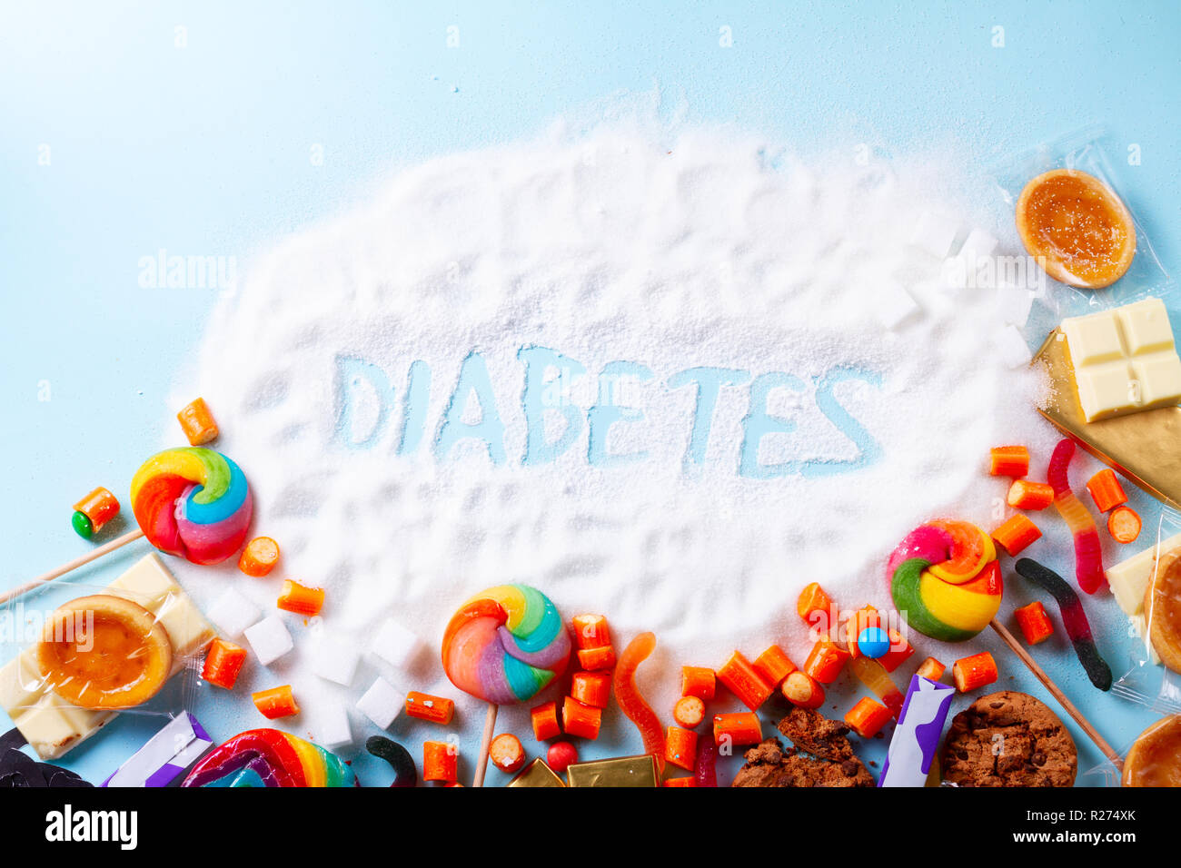 Sweets with sugar Stock Photo - Alamy