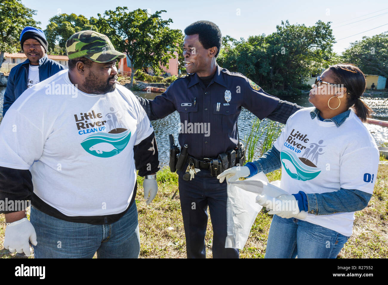 Miami Florida,Oakland Grove,Annual Little River water Day Clean Up ...