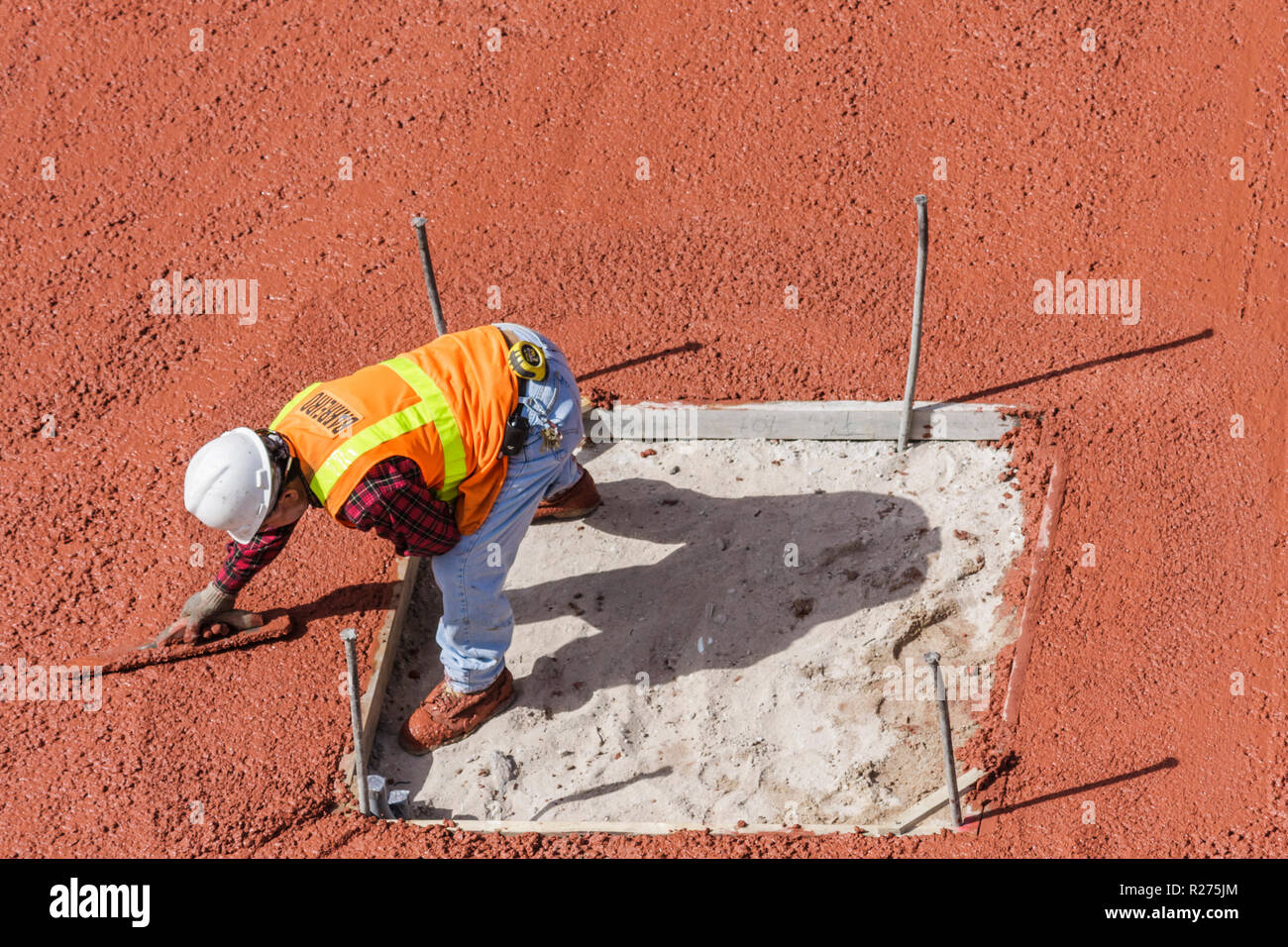 Miami Beach Florida,Ocean Drive,hotel,under new construction site ...