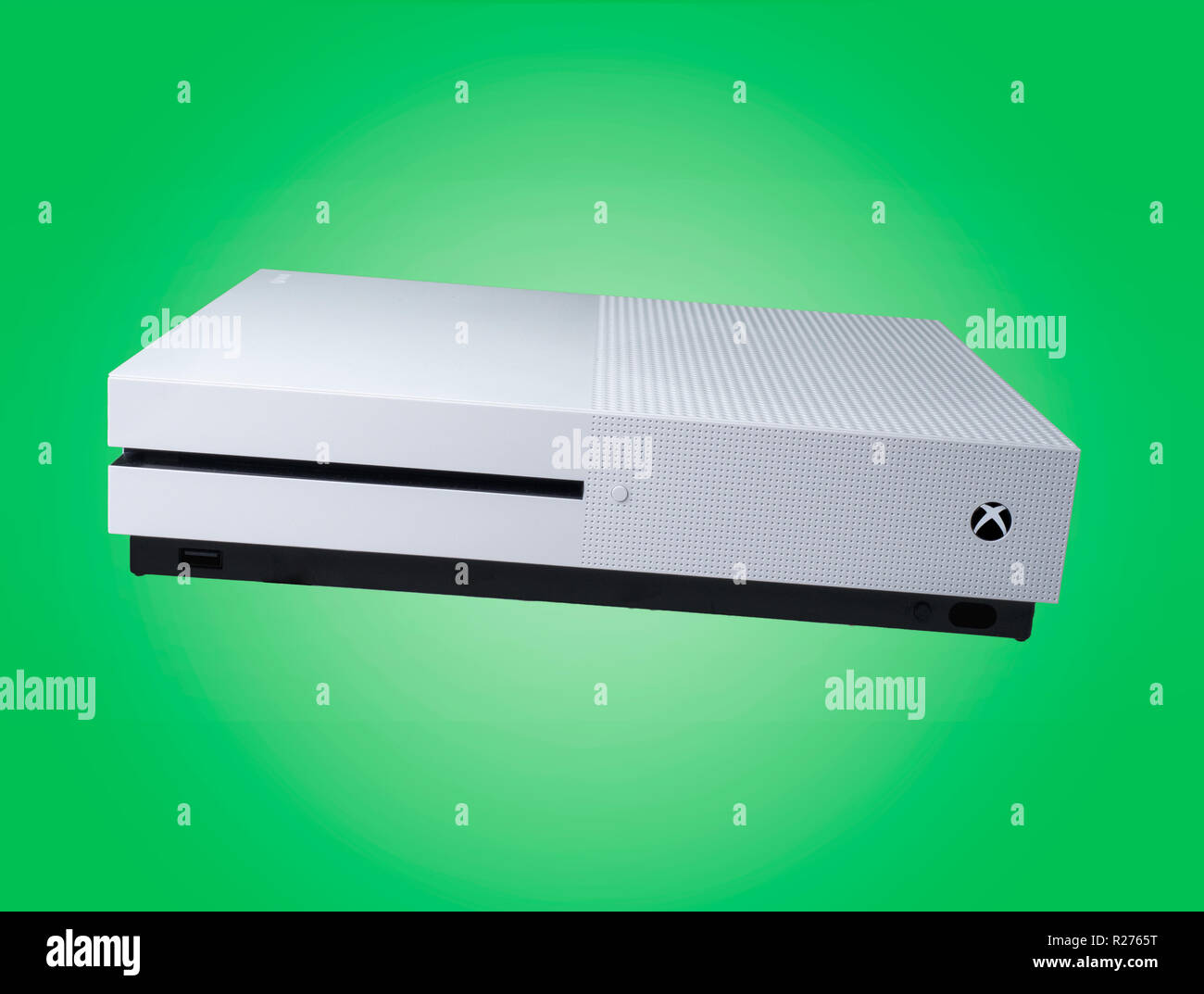 Product shot of the Microsoft Xbox OneS Stock Photo - Alamy