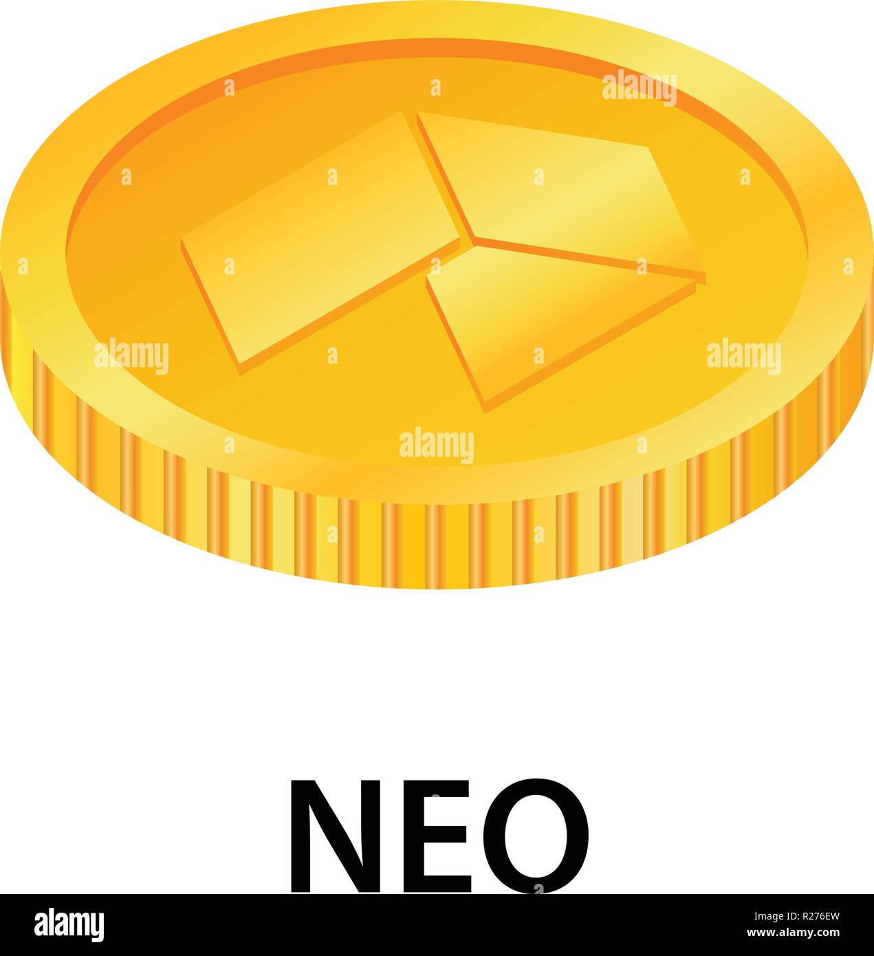 Neo icon. Isometric illustration of neo vector icon for web Stock ...