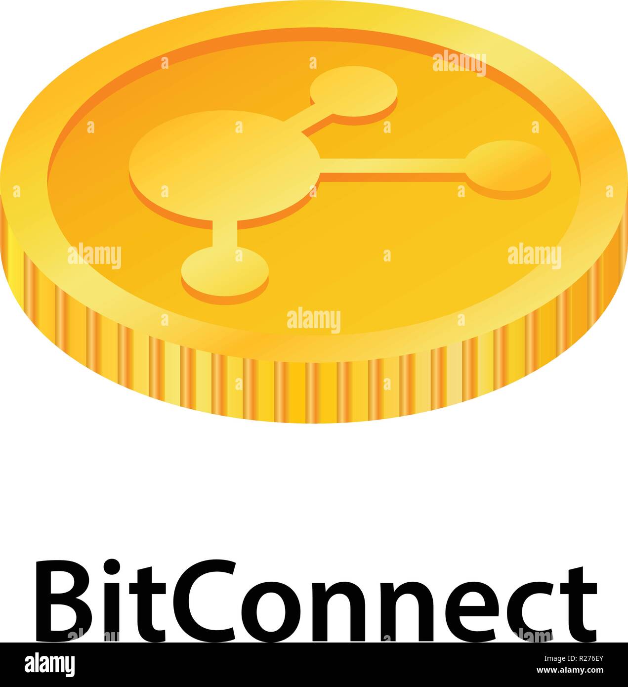 Bitconnect icon. Isometric illustration of bitconnect vector icon for ...