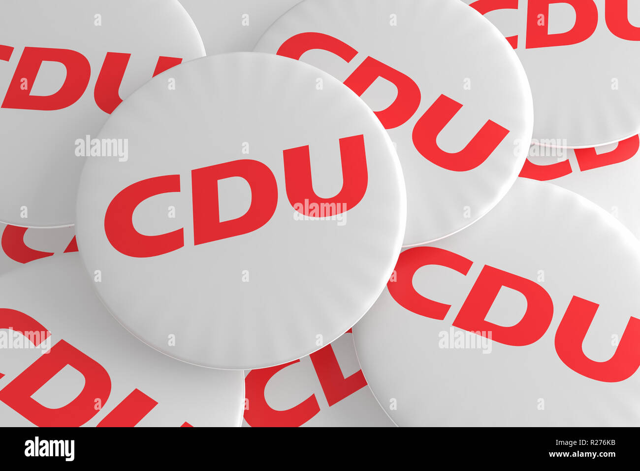 BERLIN, GERMANY - JANUARY 28, 2017: German Election Politics Badges ...