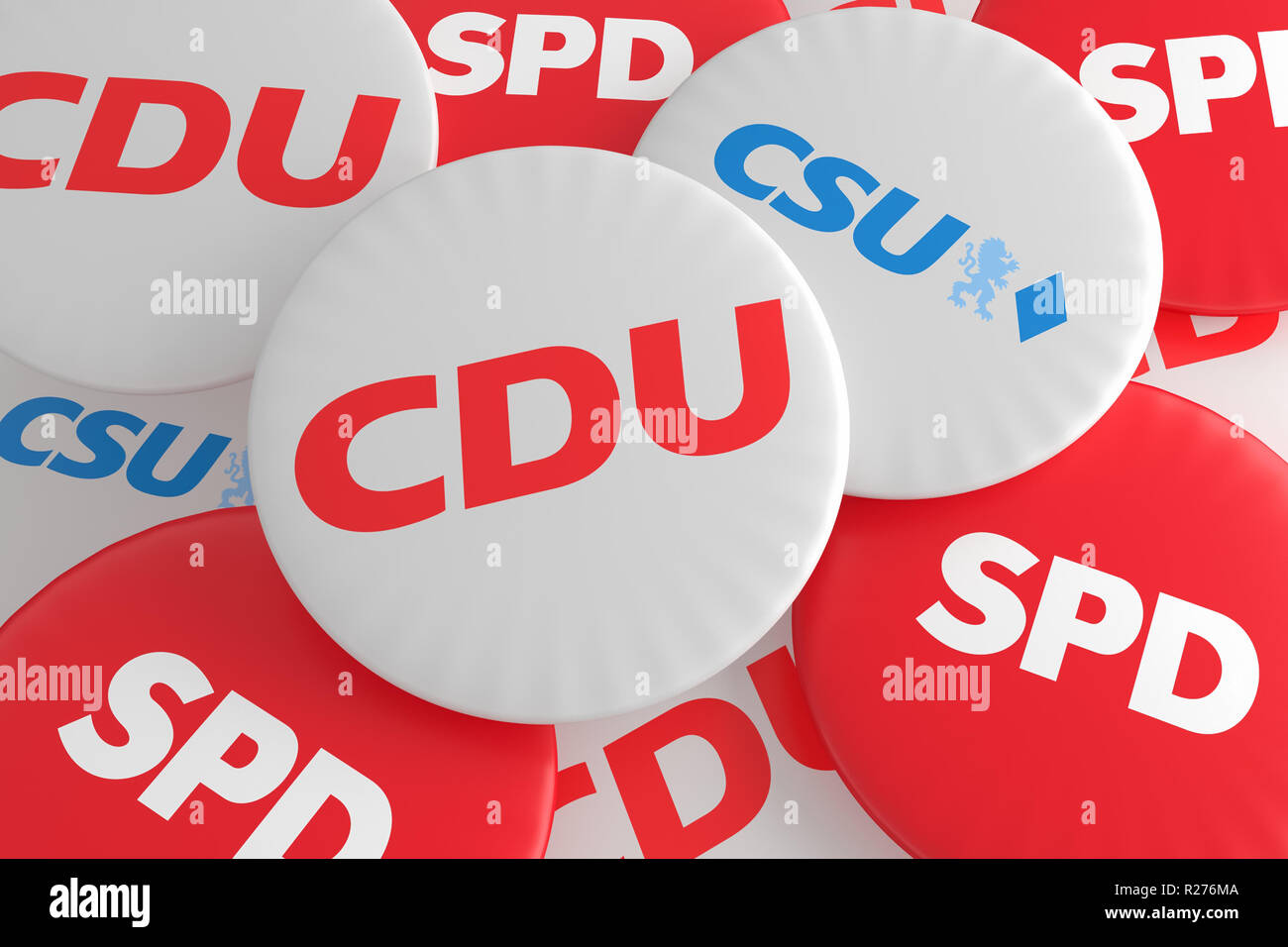 BERLIN, GERMANY - JANUARY 29, 2017: German Politics Coalition Concept ...