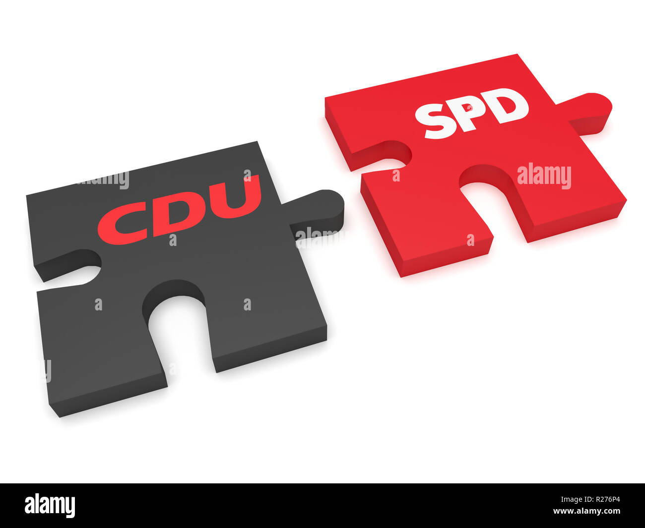 BERLIN, GERMANY - JANUARY 30, 2017: German Politics Coalition Formation ...
