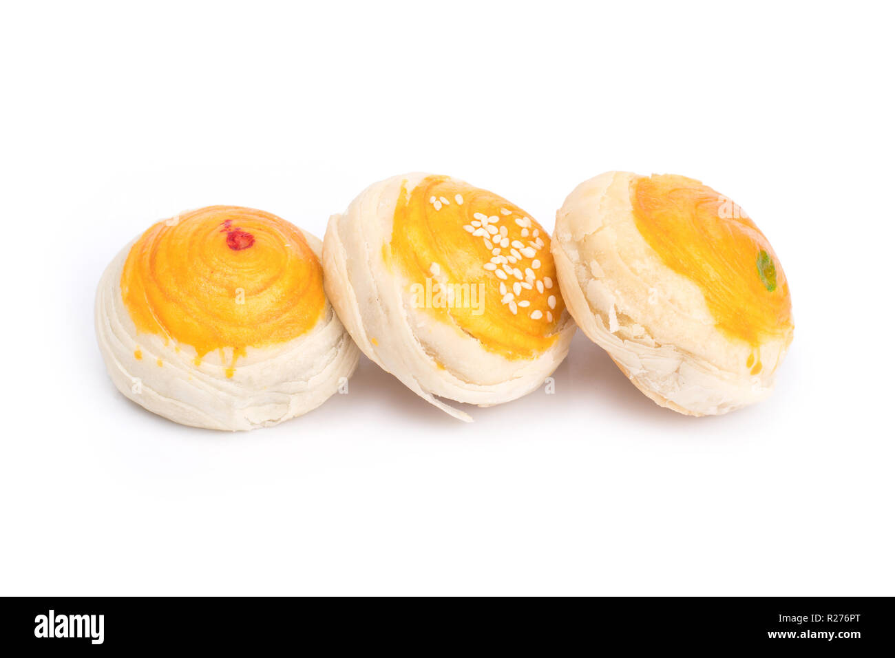 Traditional Chinese cake isolated on white background Stock Photo - Alamy