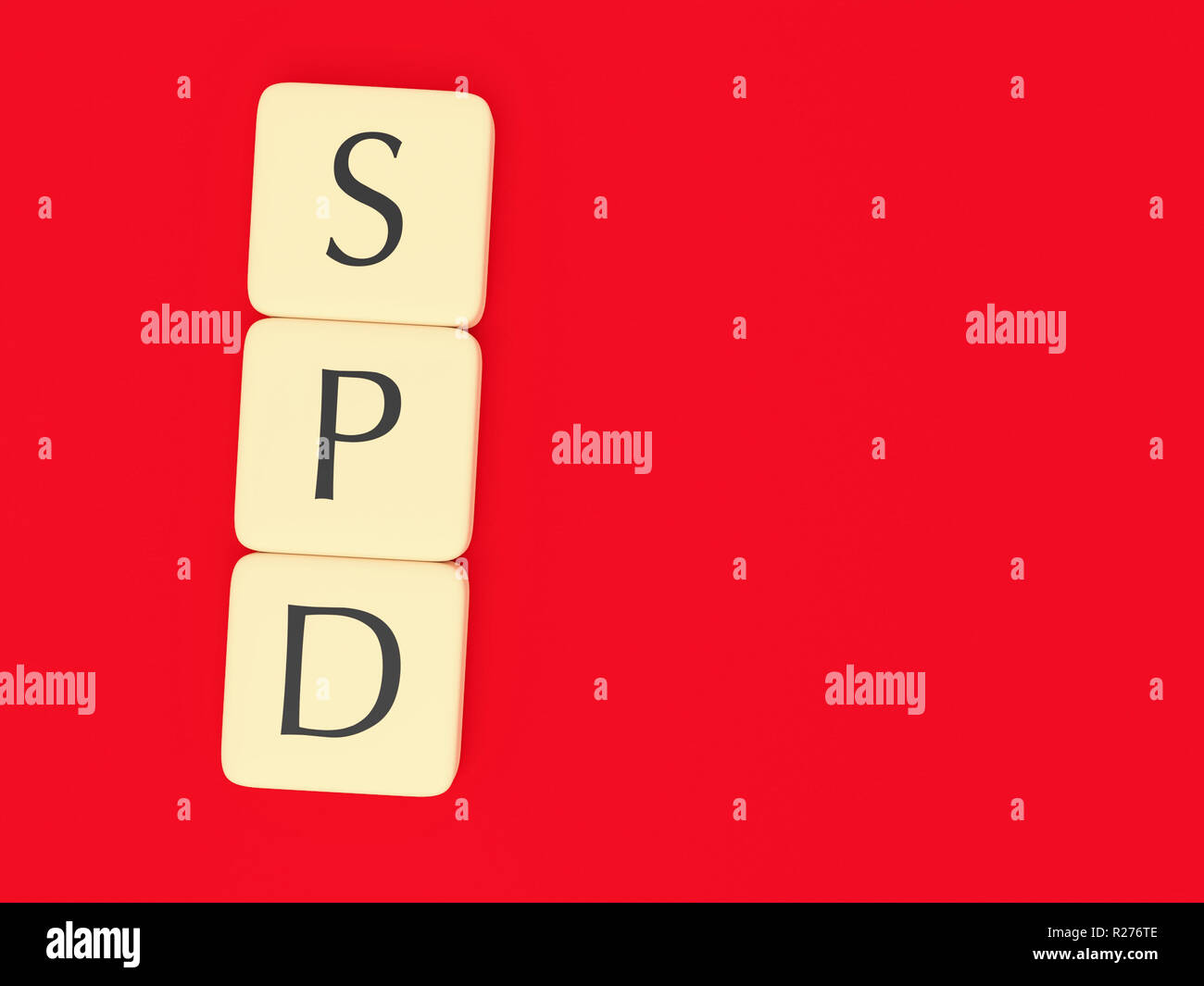 BERLIN, GERMANY - FEBRUARY 1, 2017: German Politics Concept: Letter ...