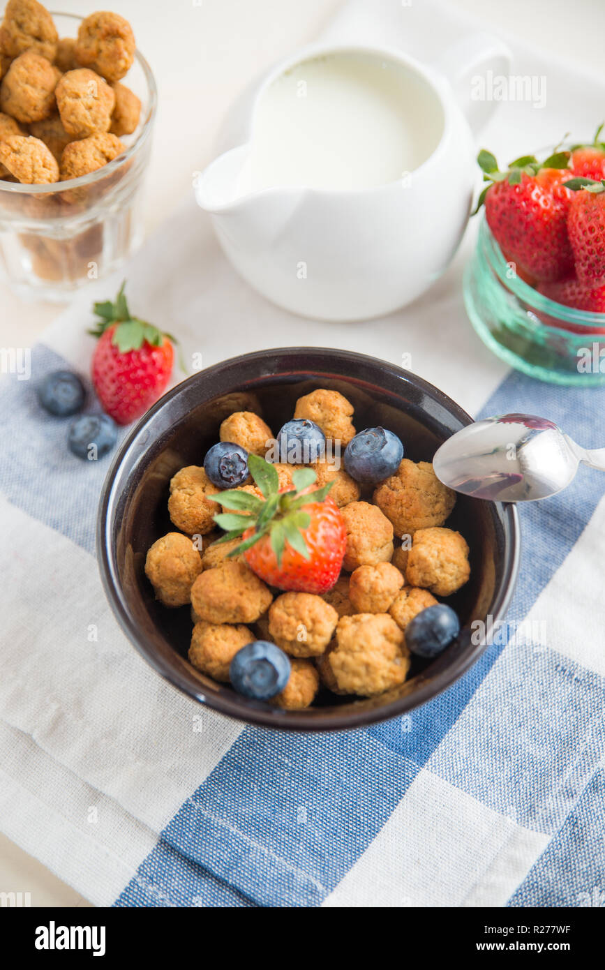 home made healthy breakfast pops Stock Photo - Alamy