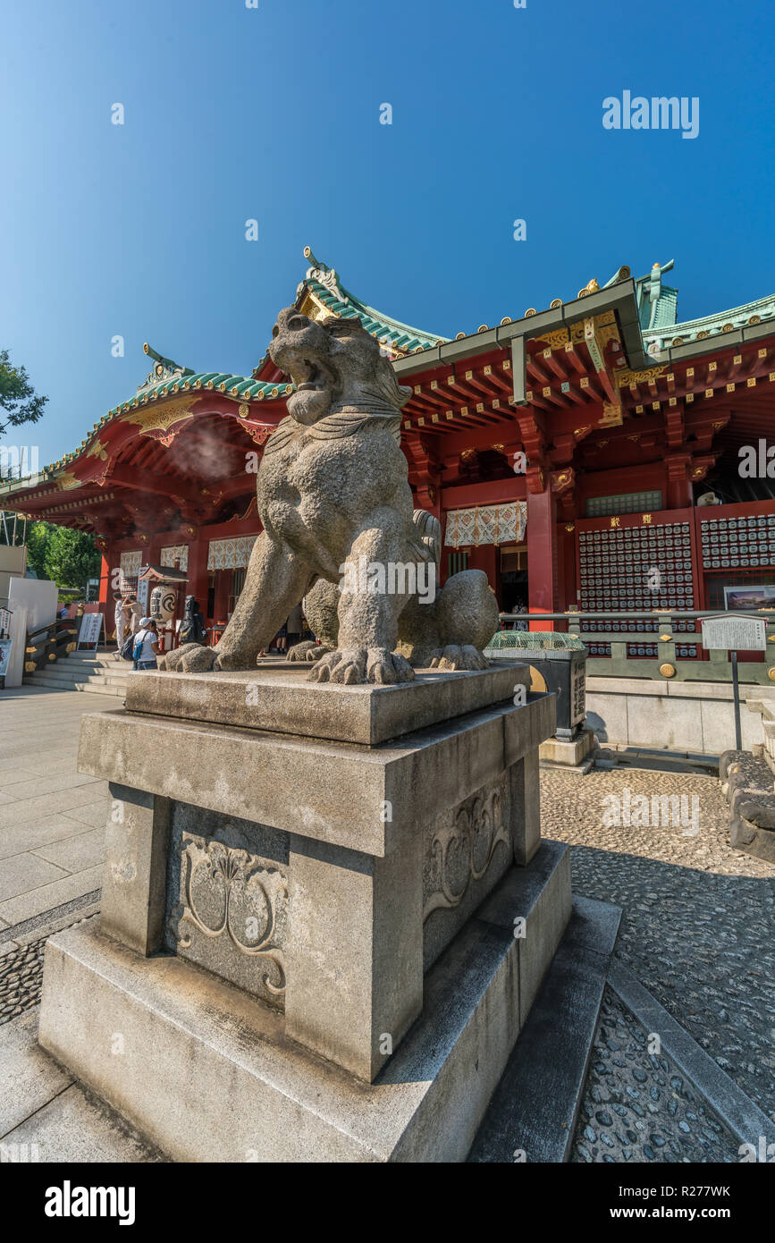 Stone kanda myojin shinto shrine hi-res stock photography and images ...