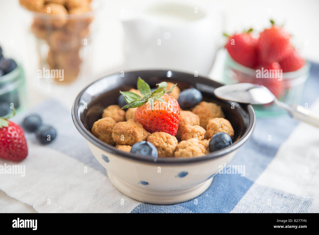 home made healthy breakfast pops Stock Photo - Alamy