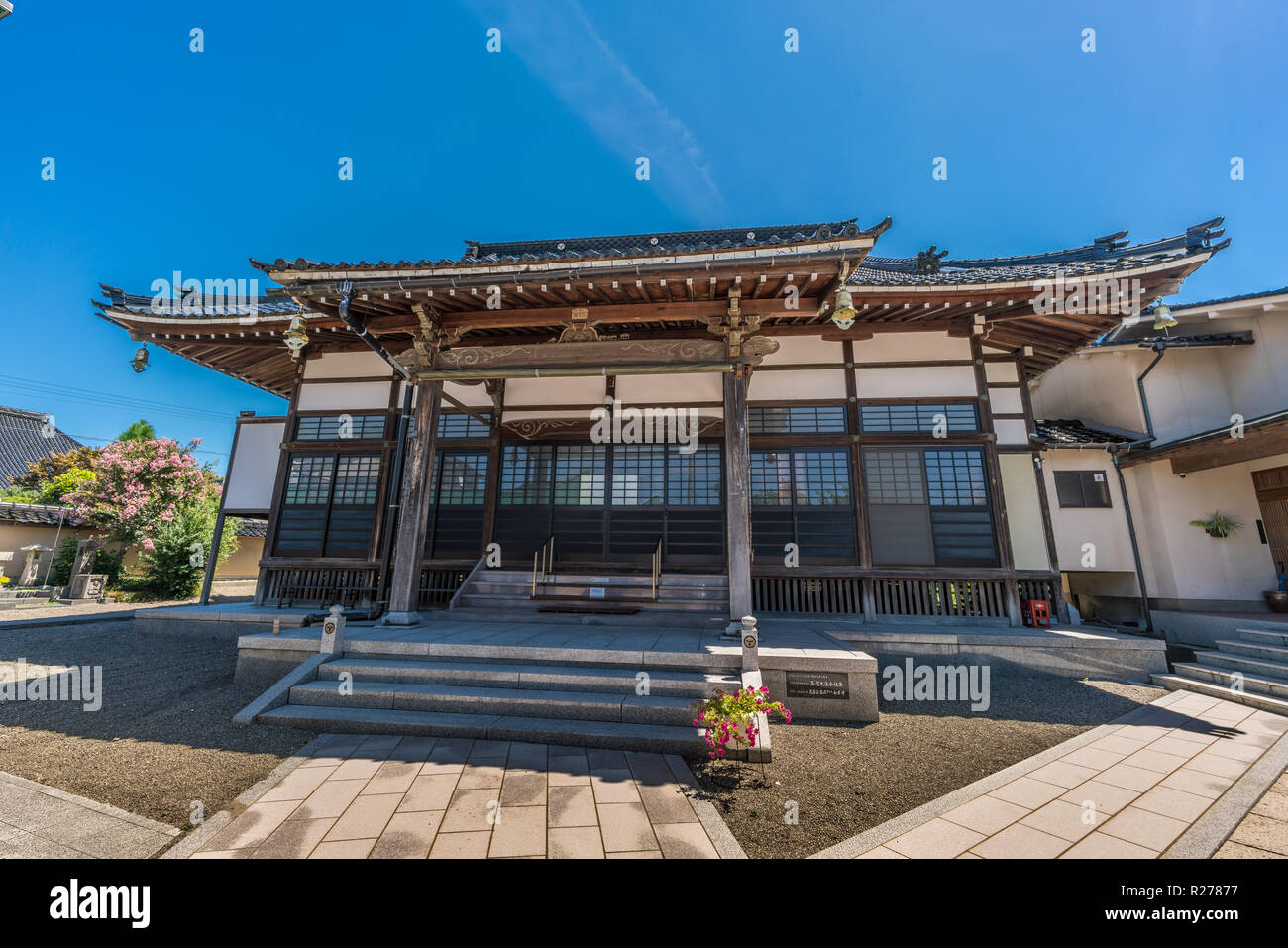 Kanazawa, Ishikawa Japan - August 22, 2018 : Seionnokoaya Saihou-ji ...