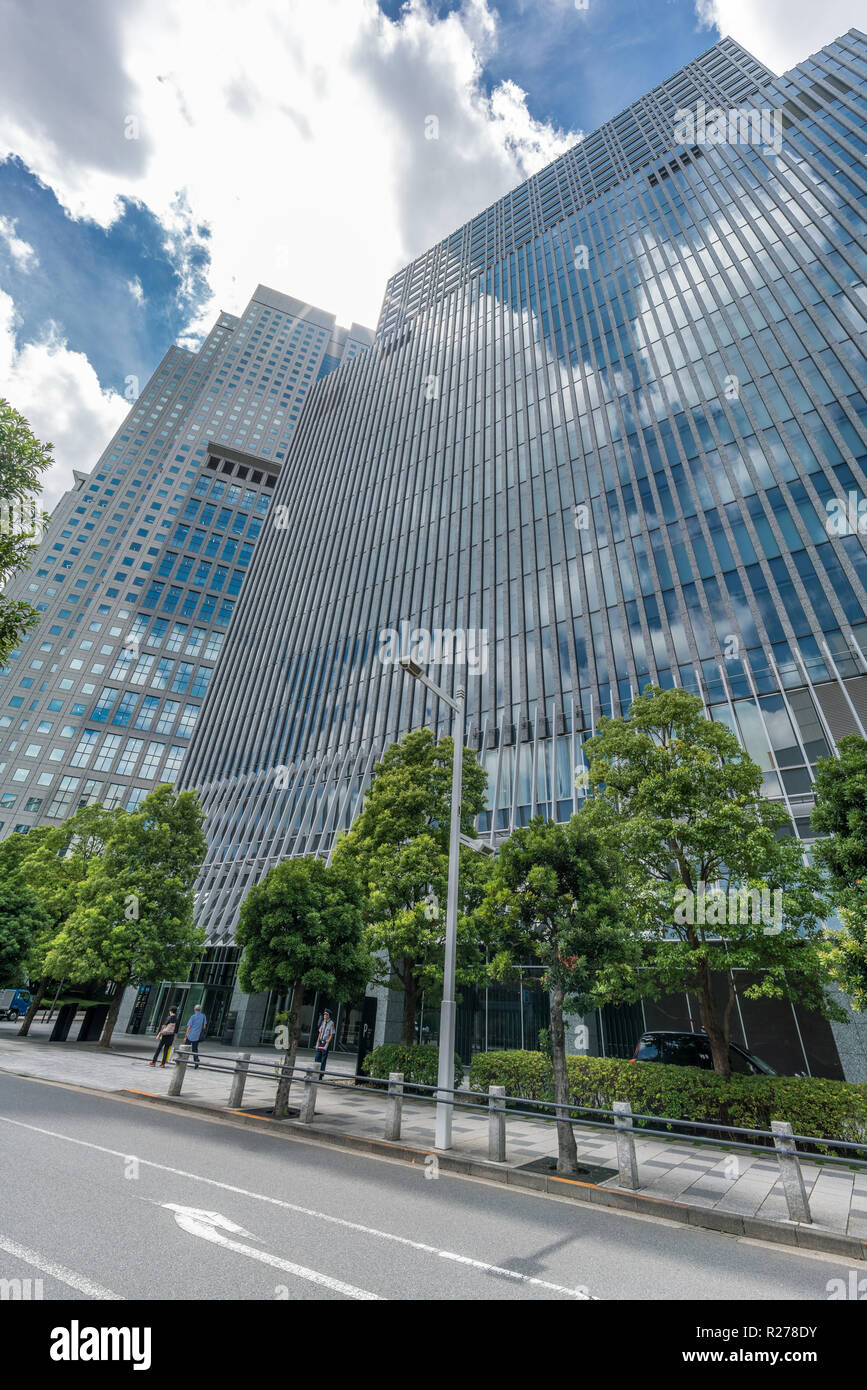 Tokyo - August 14, 2018 : Skyscrapers in Nagatacho district: Capitol ...