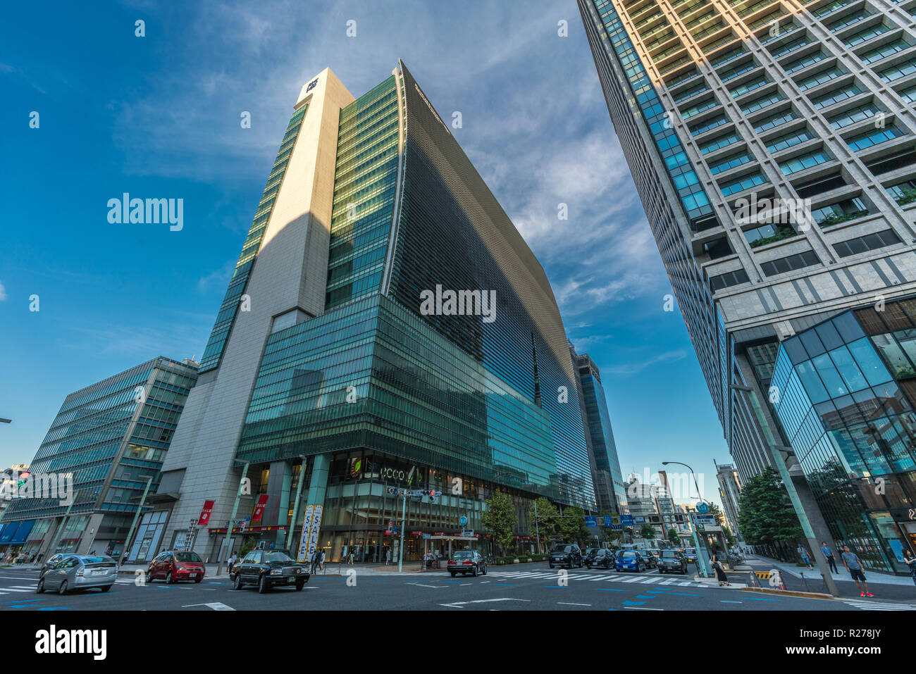 Tokyo, Chuo Ward - August 26, 2018 : Coredo Nihombashi shopping center ...