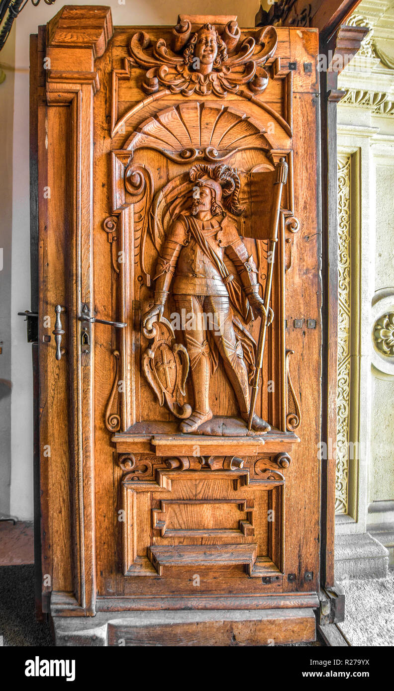 Wooden church door architecture hi-res stock photography and images - Alamy
