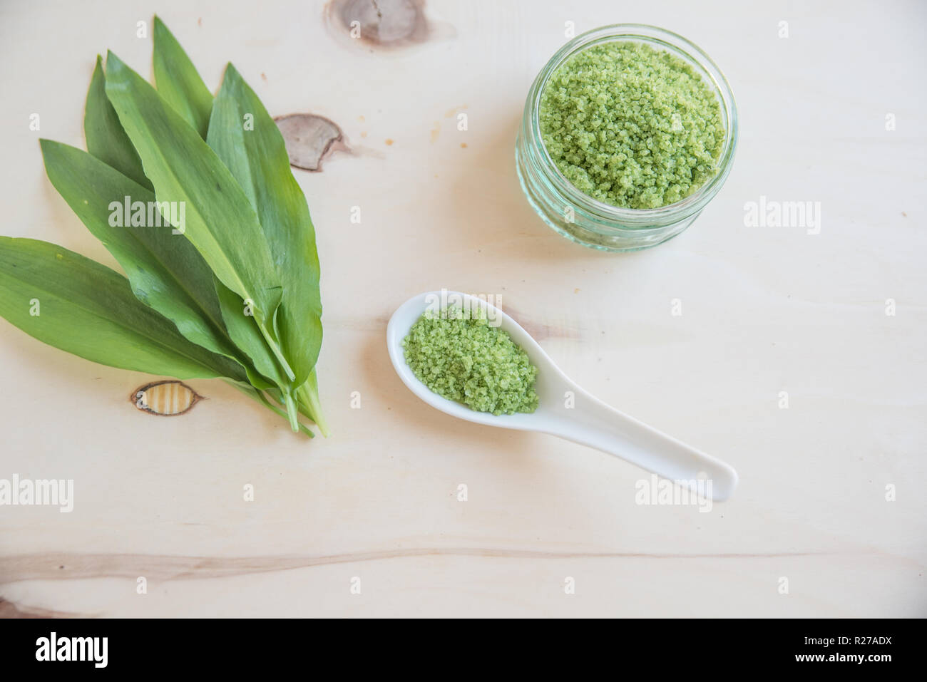 Green herbal salt wild hi-res stock photography and images - Alamy