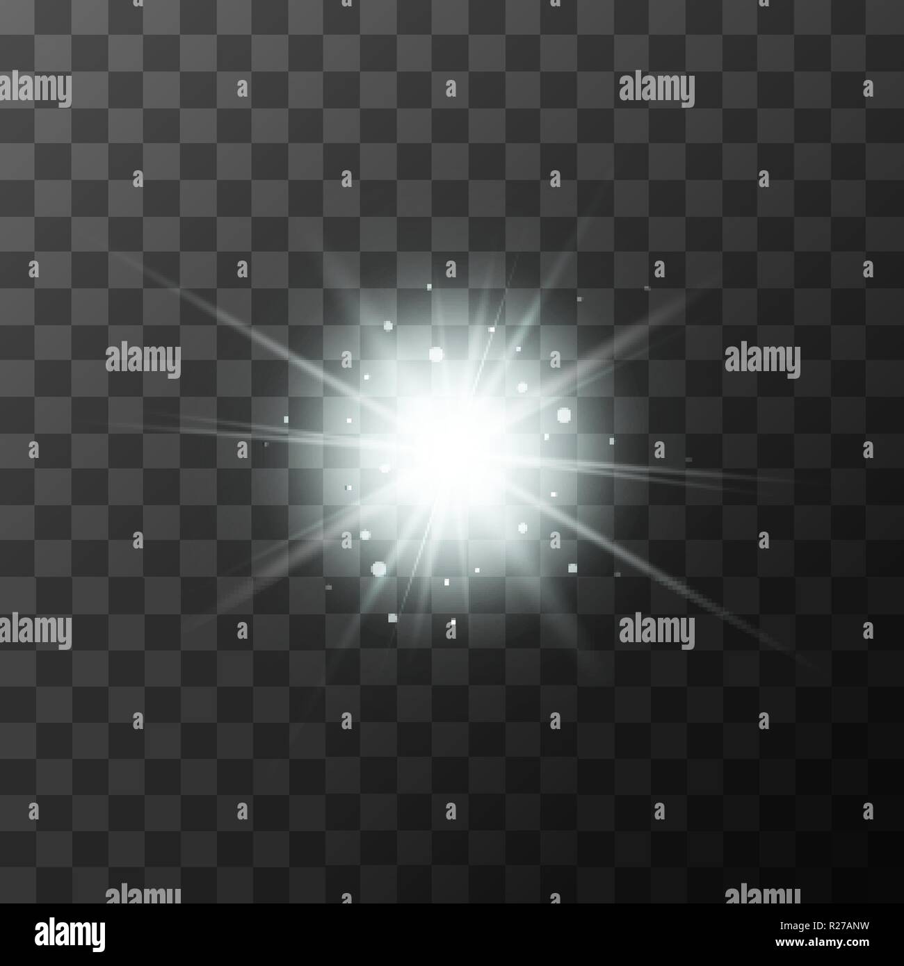 Magic Sparkles White Background