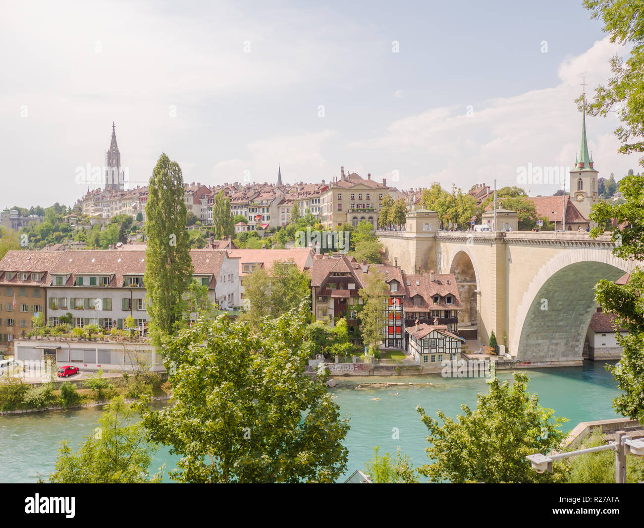 Old town city on bridge in bern hi-res stock photography and images - Alamy