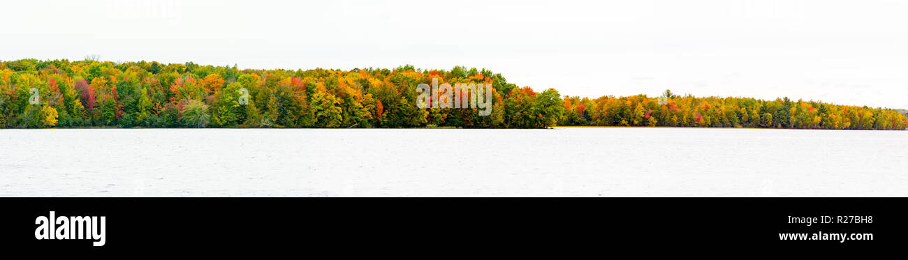 lake alexandria in Merrill Wisconsin in September Stock Photo - Alamy