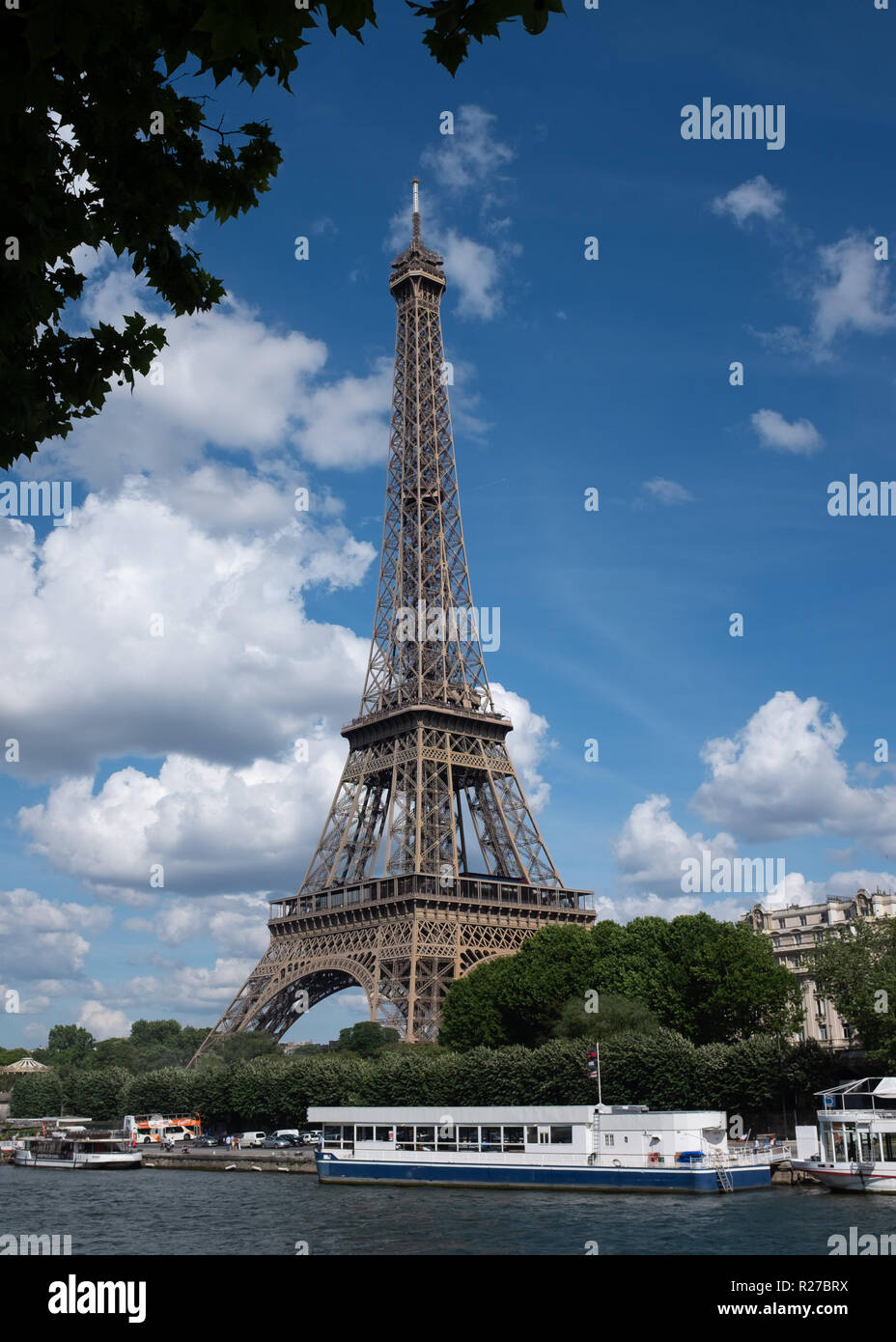 View of Eiffel Tower and River Seine ,Paris, France Stock Photo - Alamy