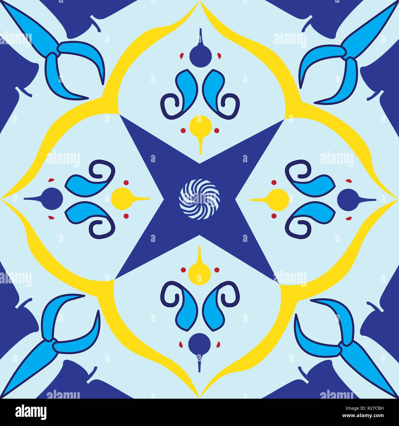 Pattern with royal symbols upside down. Seamless vector background ...