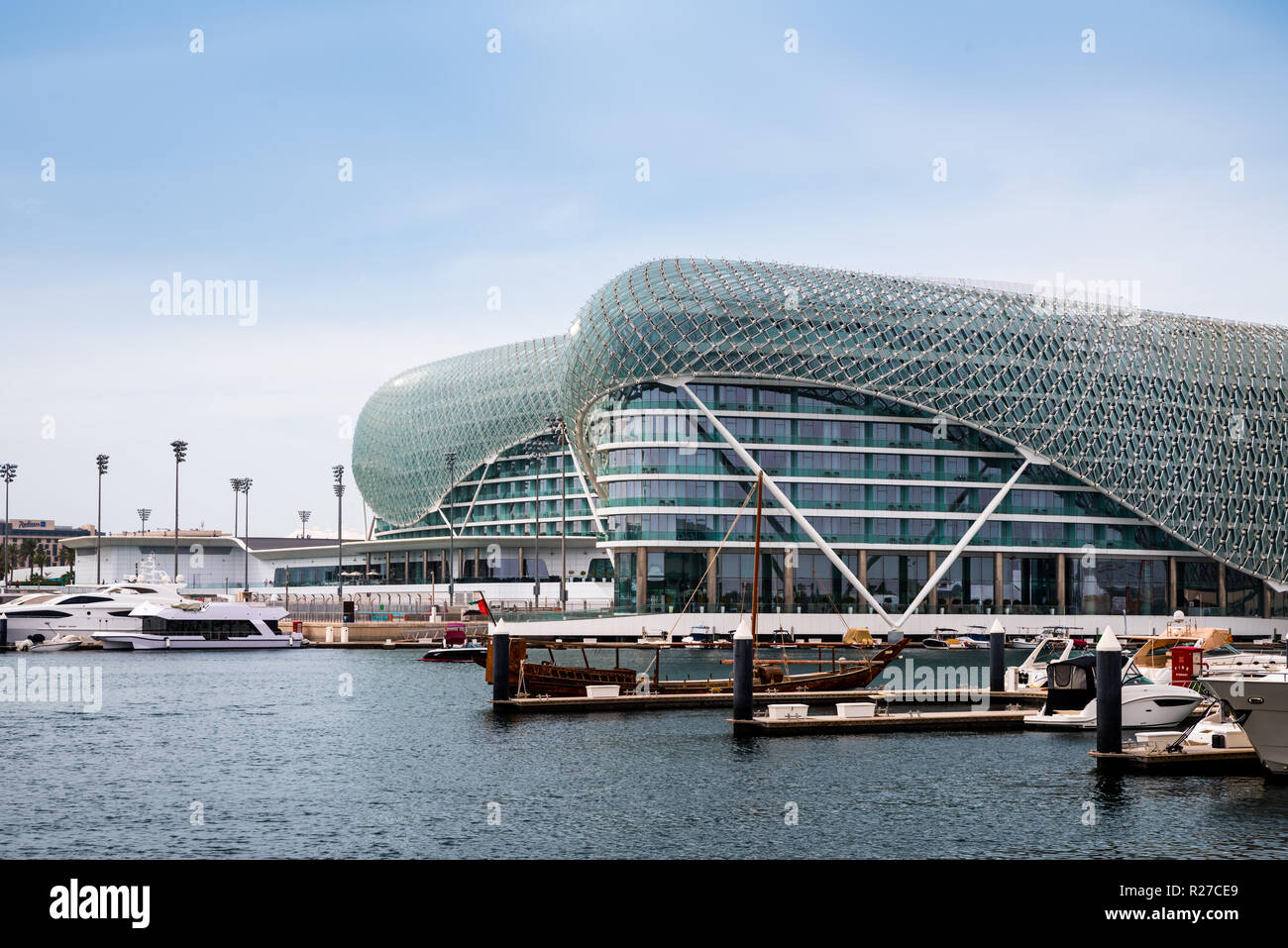 Yas Marina Viceroy Hotel, Yas Island, Abu Dhabi, UAE Stock Photo - Alamy
