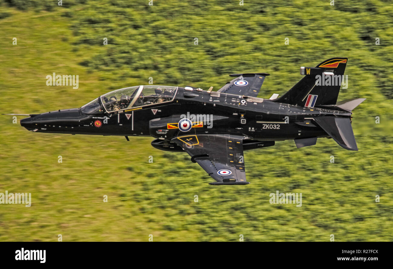 RAF Hawk jet aicraft Stock Photo - Alamy