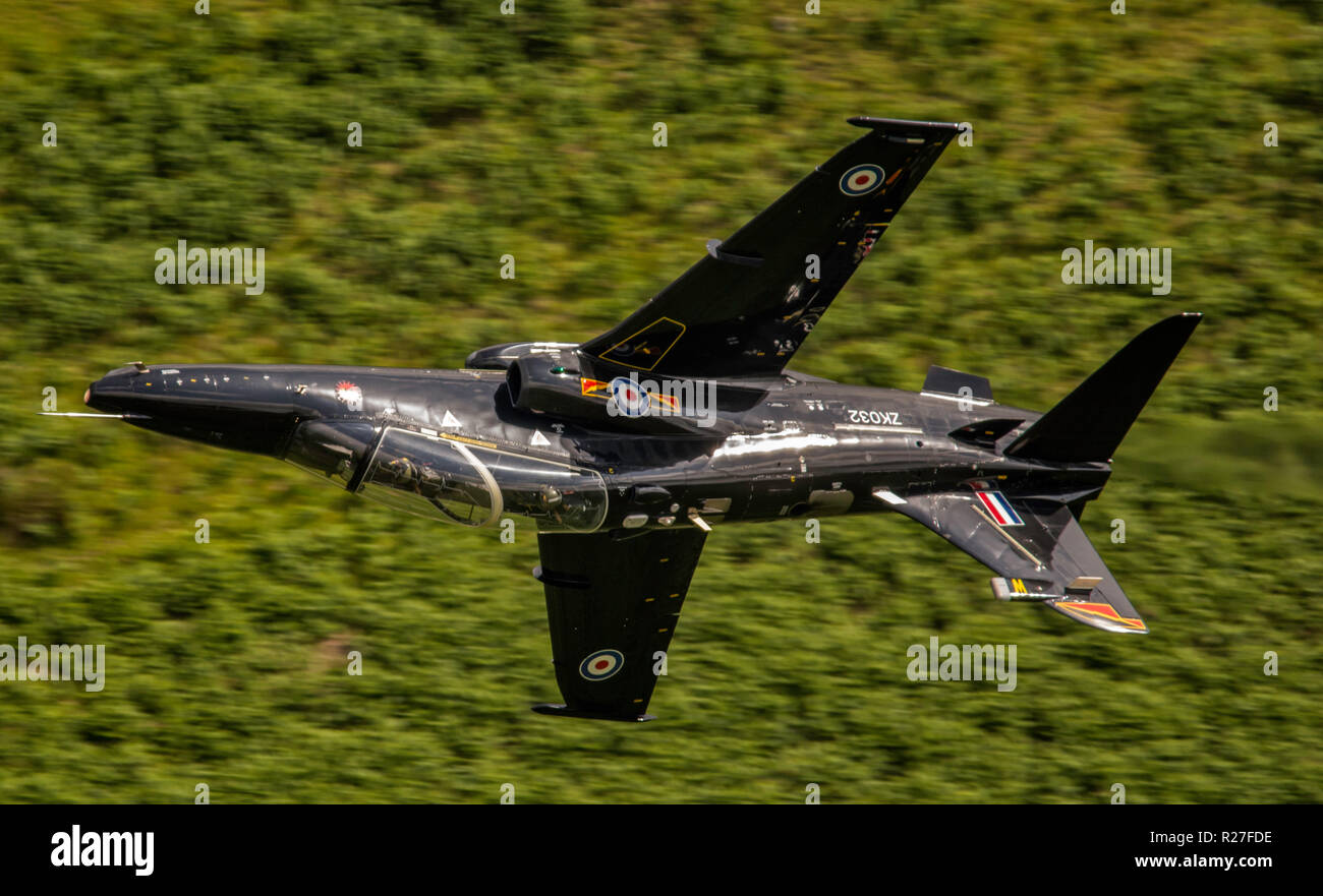 RAF Hawk jet aicraft Stock Photo - Alamy