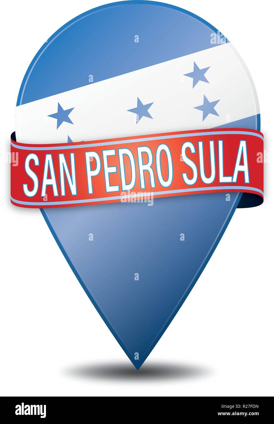 Honduras san pedro sula city Stock Vector Images - Alamy
