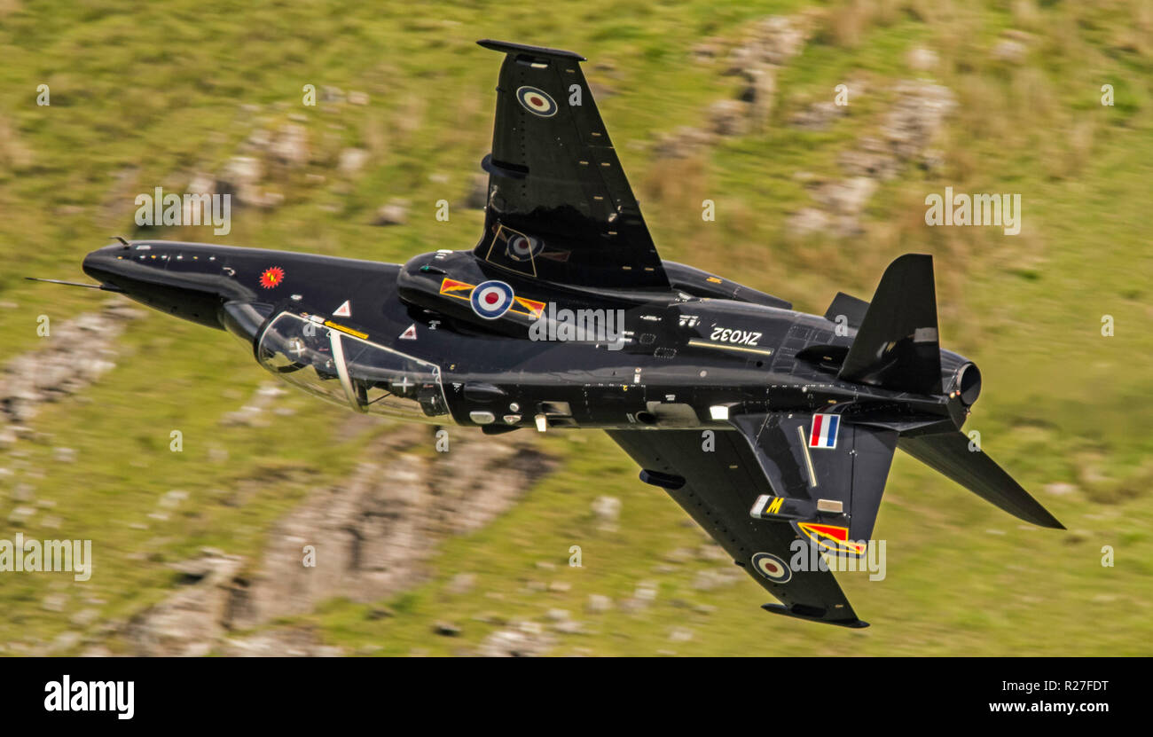 RAF Hawk jet aicraft Stock Photo - Alamy